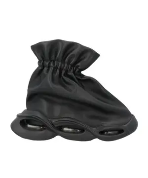Dolce & Gabbana Solid Color Platform Sneakers - Black