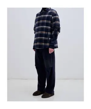 DARKPARK Keanu Cashmere Wool Check Shirt