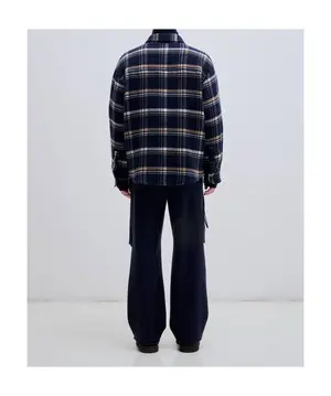 DARKPARK Keanu Cashmere Wool Check Shirt