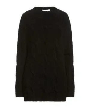 Sportmax Solid Color Knit Sweater - Black