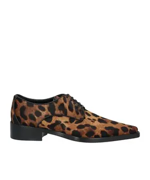Dolce & Gabbana Leopard Print Lace-up Shoes - No