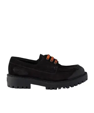 Prada Round Toe Lace-up Shoes