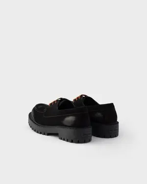 Prada Round Toe Lace-up Shoes