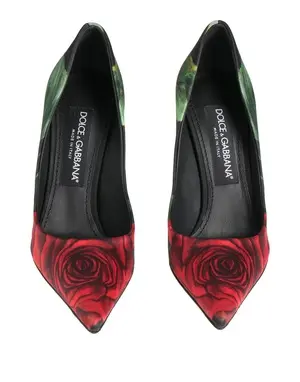Dolce & Gabbana Pointed-toe Floral High Heels