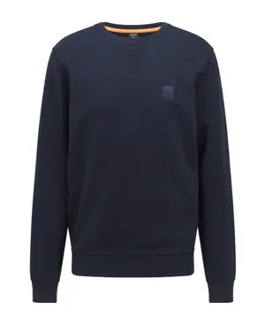 Hugo Boss Logo Round-neck Sweater - Black