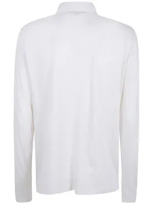 Seventy Ruffled Polo Neck Sweater