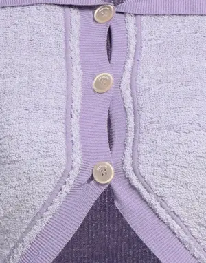 Jacquemus Two-tone Knit V-neck Cardigan