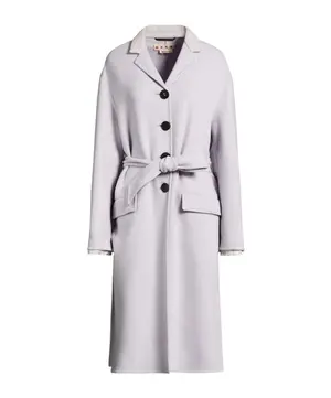 Marni Single-breasted Belted Felt Coat