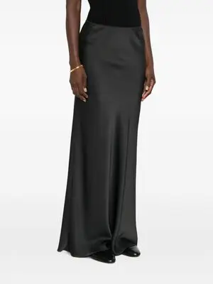 Fabiana Filippi Satin A-line Full Length Skirt
