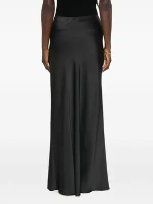 Fabiana Filippi Satin A-line Full Length Skirt