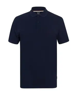 Hugo Boss Navy Blue Short-sleeved Polo Shirt