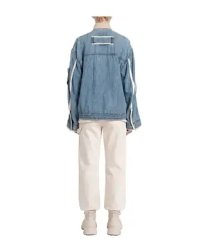 DIESEL® Oversized Denim Bomber Jacket