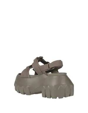 Rick Owens Minimalist Elastic Strap Block-heel Sandals