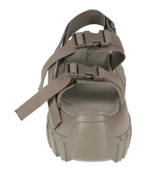 Rick Owens Minimalist Elastic Strap Block-heel Sandals