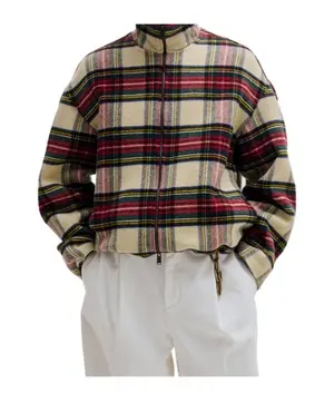 DARKPARK Wool Tartan Check Jacket