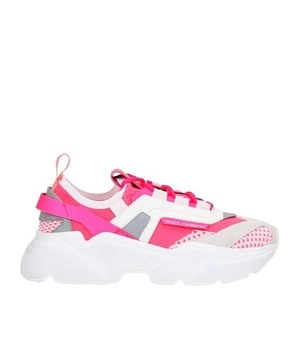 Dolce & Gabbana Laced Thick-soled Shoes - Fuchsia