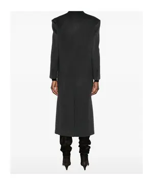 SYSTEM Double-breasted Peak-lapel Coat