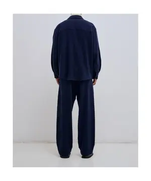 DARKPARK George Cashmere Wool Detachable Scarf Shirt