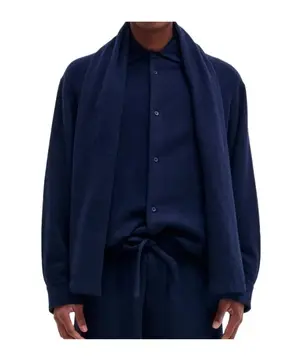 DARKPARK Long-sleeved Button-up Shirt - Navy