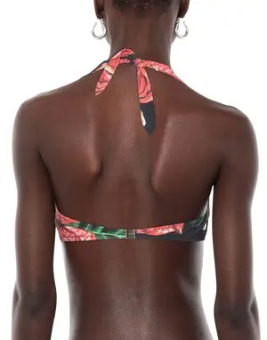 Dolce & Gabbana Printed Bikini Top