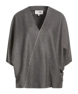 MAISON MARGIELA Solid Color Tops - Grey