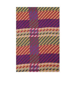 Missoni Patterned Scarf - Purple