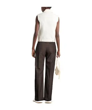 MAISON MARGIELA Solid Color Casual Trousers
