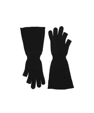 Rick Owens Lightweight Knitted Gloves - Black