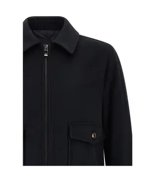 Pal Zileri Long Sleeve Casual Jacket With Zip Closure