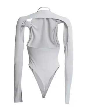 Jacquemus Solid-color Chiffon Long-sleeve Turtleneck