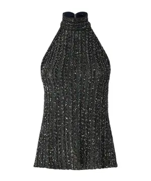 Missoni Sequin Embellished Halterneck Top - Multi