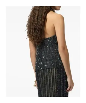 Missoni Sequin Embellished Halterneck Top - Multi