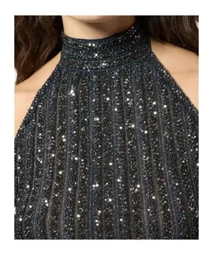 Missoni Sequin Embellished Halterneck Top - Multi