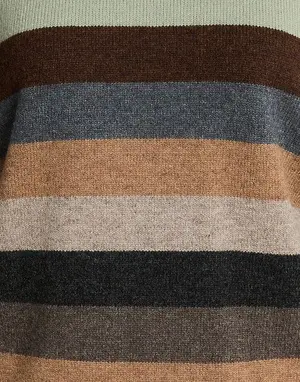 Tory Burch Striped Wool Knit Sweater