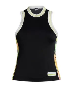 DIESEL® Solid Color Vests - Black