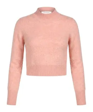 Sportmax Solidcolor Knit Turtleneck Sweater - Pink
