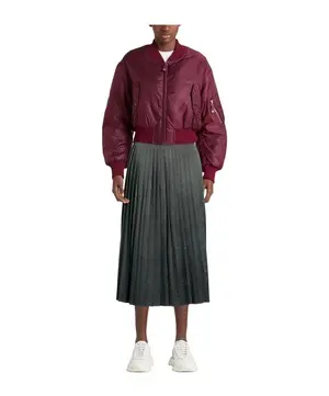 MAISON MARGIELA Pleated Midi Skirt