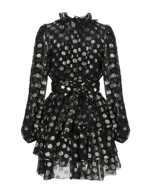 Dolce & Gabbana Polkadot Longsleeve Dress