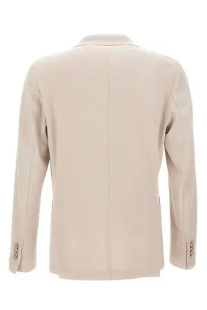 Eleventy Double-breasted Peak-lapel Blazer