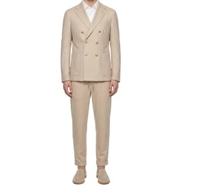 Eleventy Double-breasted Peak-lapel Blazer