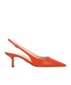 Rodo Pointed-toe Slingback High-heeled Sandals - Red