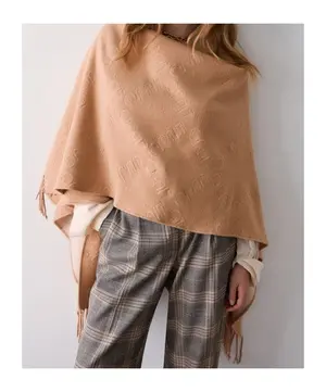 Liu Jo Logo-jacquard Fringed Scarf