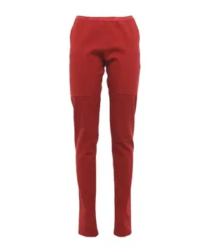 Rick Owens Solidcolor Woven Casual Pants - Red