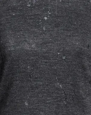 MAISON MARGIELA Slim Fit Wool Turtleneck Dress
