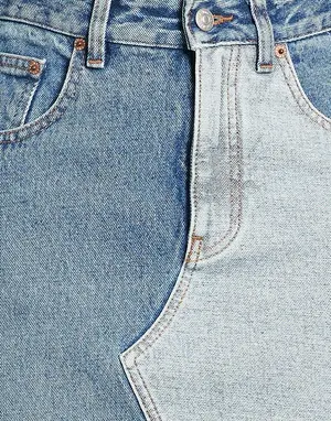 MAISON MARGIELA Twotone Denim Aline Skirt