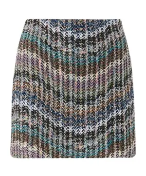 Missoni Zigzag-knit Sequin-embellished Skirt