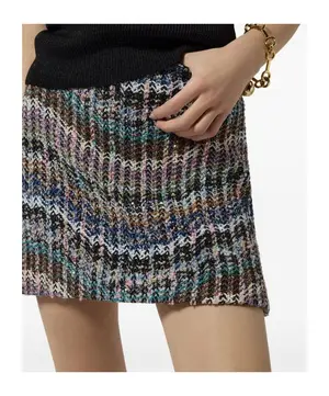 Missoni Zigzag-knit Sequin-embellished Skirt