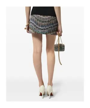 Missoni Zigzag-knit Sequin-embellished Skirt