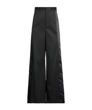 MAISON MARGIELA Solid Color Flared Trousers - Black