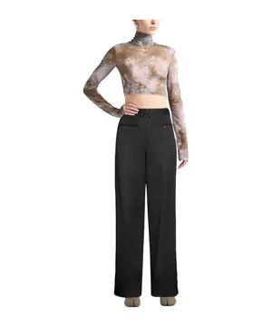 MAISON MARGIELA Solid Color Wideleg Trousers